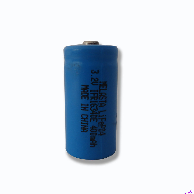 Top type Cylindrical LiFePO4 Batteries IFR16340E 3.2V 400mAh