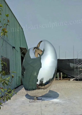 Yard Decorative Metal Art Sculpture Outdoor 3m Height Metal Lawn Ornaments
