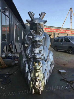 Motorbike Shaped Famous Abstract Sculptures Outdoor Large Yard Art Sculptures