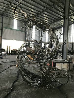Contemporary Famous Abstract Sculptures Outdoor Large Metal Garden Ornaments, modern art