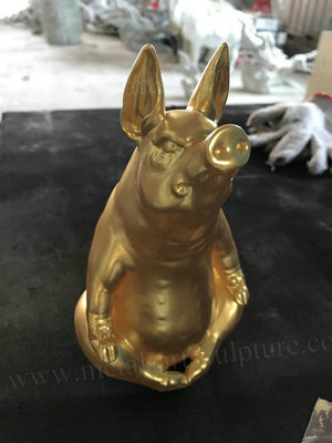 Art Fiberglass Animal Sculptures Artificial Style Size Customized OEM / ODM Accept