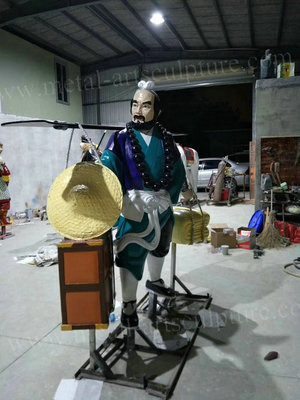 Handcraft Garden Large Outdoor Statues Legendary Figure Fiberglass Sculpture