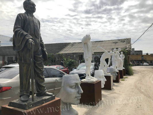 OEM Outdoor Bronze Garden Statues Brass Ancient Sculptures China Style