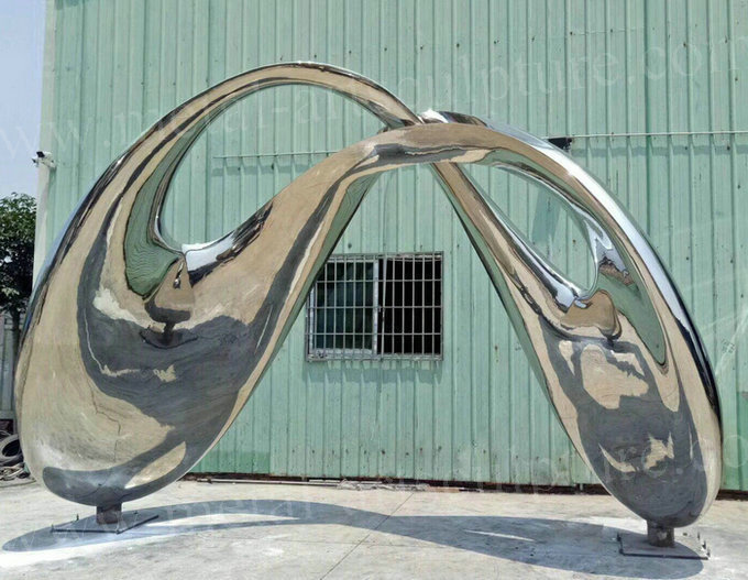 Yard Decorative Metal Art Sculpture Outdoor 3m Height Metal Lawn Ornaments
