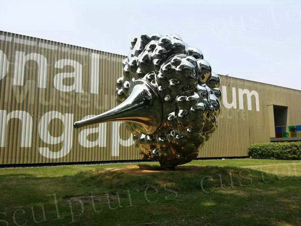 Customized Stainless Steel Sculpture For Restaurant Decoration ODM / OEM Accept