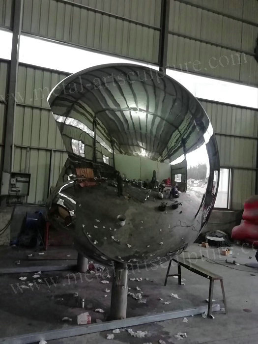 Contemporary Abstract Stainless Steel Art Sculptures For Outdoor Ornament