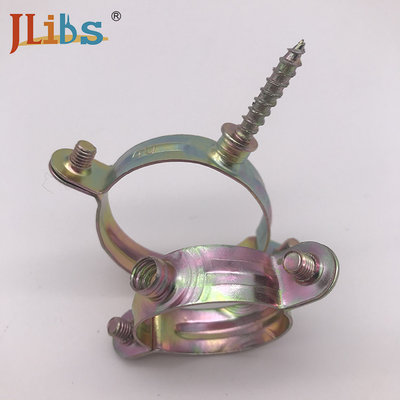 Wall Mount Scaffolding Metal Pipe Clips Industrial Pipe Clamps One Side Open