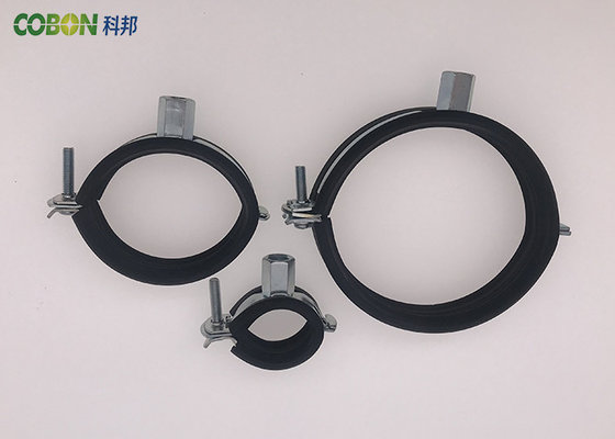 Electrical Plastic Rubber Pipe Clips Equal Shape With Strong Capacity