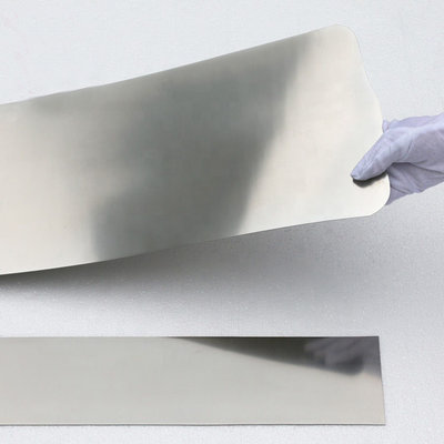 Astmf2063 0.12mm Shape Memory Alloy SMA Superelastic Nitinol Strip Foil