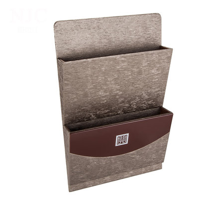 bespoken brown guest compedium folder factory for hotel guest supply