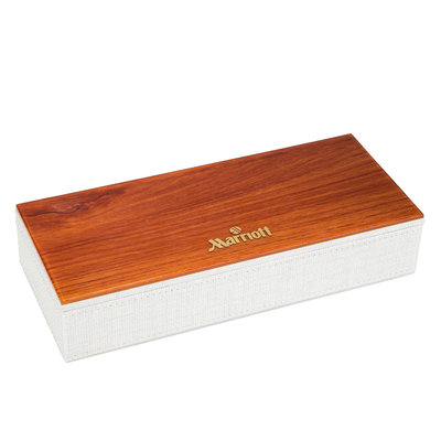 Free sample china manufacturer 5-star hotel real leather office desk pad