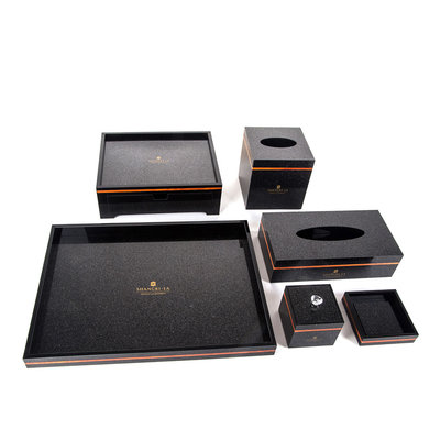 OEM /ODM waterproof rectangle acrylic tissue box holders for hotel bathroom