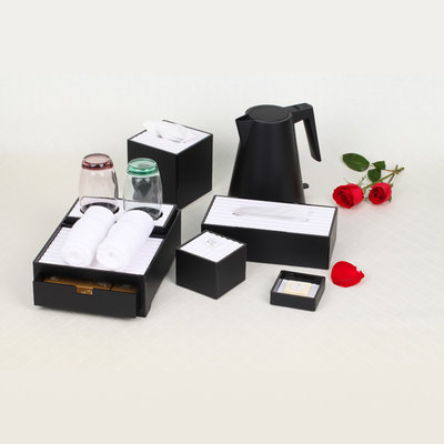Customized 250*130*70mm rectangular facial tissue box for Marriot  hotel