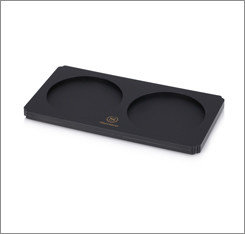 Factory supply hotel black rectangular  acrylic box acrylic hotel amenities tray
