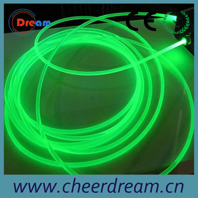 1.5-20mm solid core side glow flexible fiber optic light