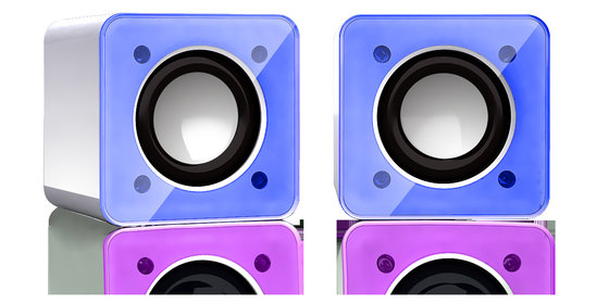 Colorful USB mini computer / Notebook speaker Built-in active amplifier