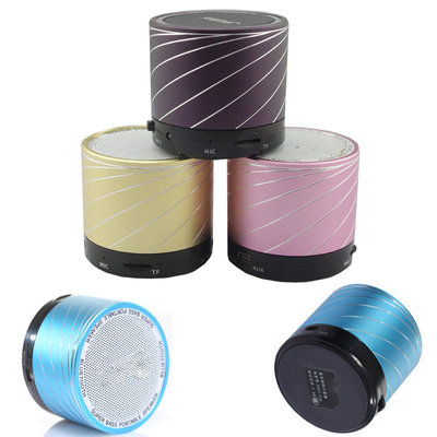 Colorful Cylinder Home iPad / iPhone water proof bluetooth speaker Wireless