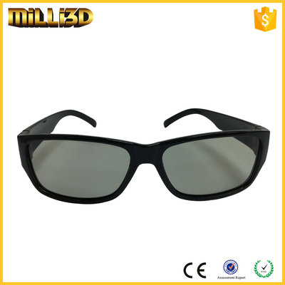 custom logo printing 3d glasses for film circular/linear lens