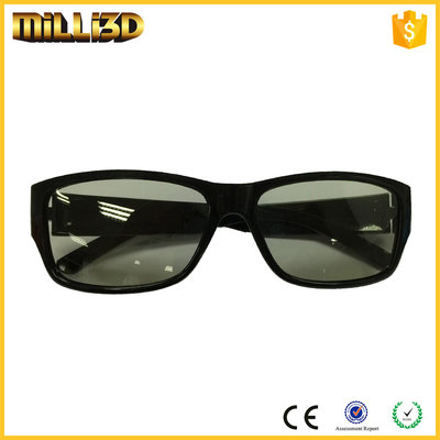 custom logo printing 3d glasses for film circular/linear lens