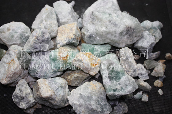Miniera metallurgica della fluorite di CaF2 70%, durezza del minerale metallifero della fluorite