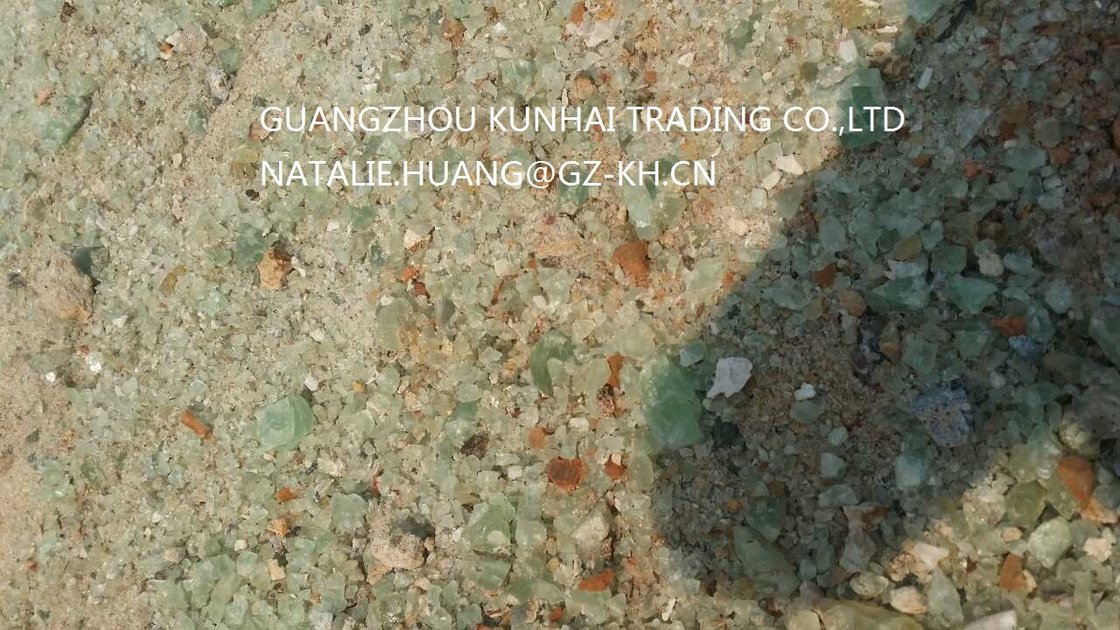 Sabbia minerale della fluorite di CaF2 90% per industria del cemento bianca 0-20mm