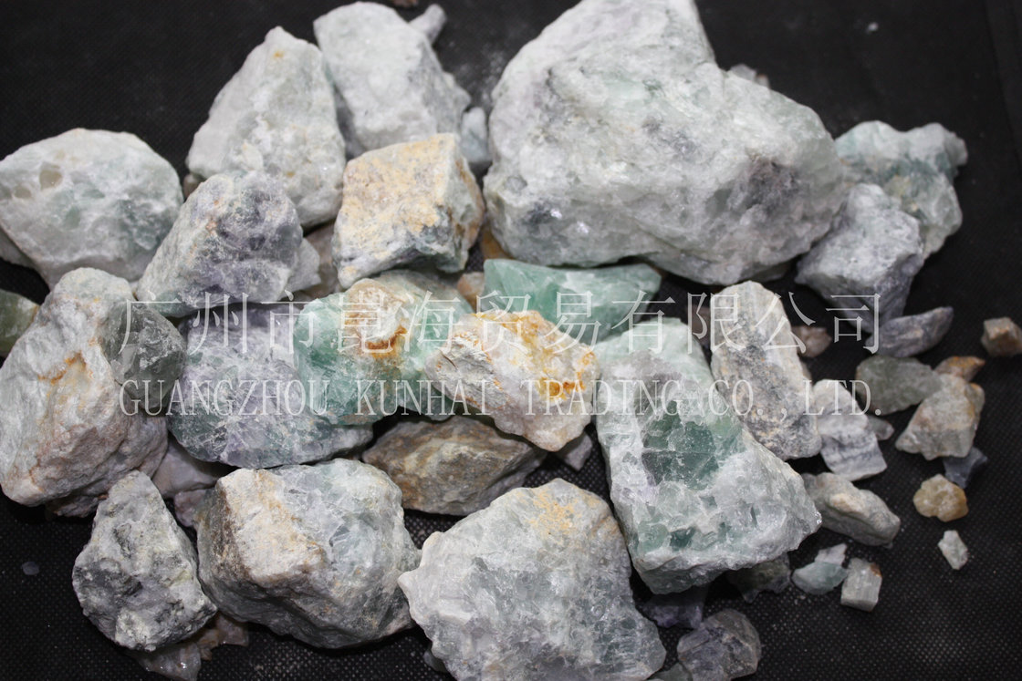 Miniera metallurgica della fluorite di CaF2 70%, durezza del minerale metallifero della fluorite