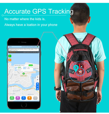IP67 GPS Personal Tracking System Child , Personal Id Card GPS Tracker