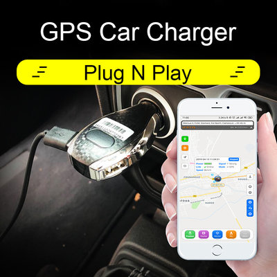 Anti Theft Automobile Car Charger GPS Tracker With Voice Recording