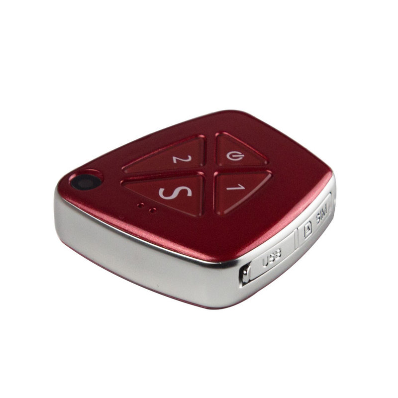 Small Hidden Gps Tracker For Person / Red Personal Gps Locator Devices