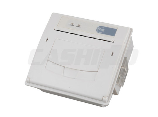 White Color Embedded Panel Small Receipt Printer With Auto Cutter For Ticket Machines