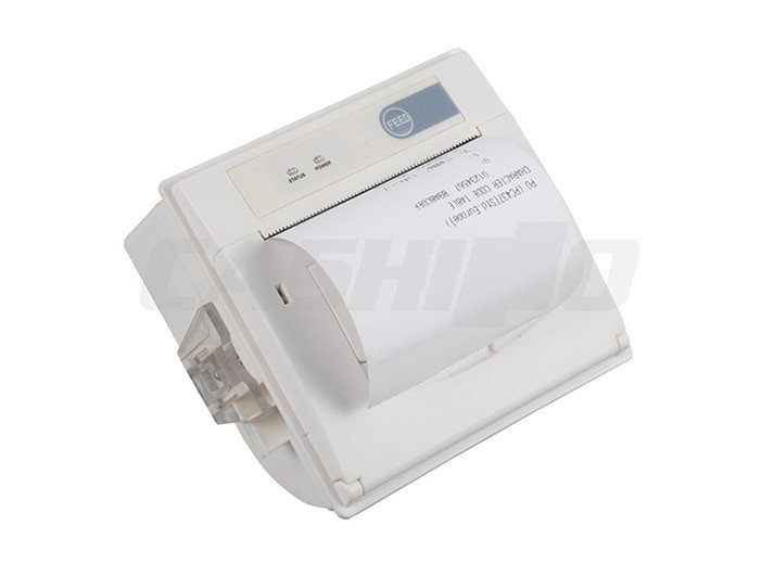 White Color Embedded Panel Small Receipt Printer With Auto Cutter For Ticket Machines