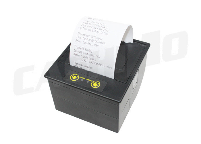 Cashdrawer 58mm Embedded Label Barcode Printer 5 - 9V / 12V For Ticket Machine