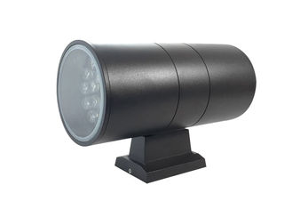 Two Heads LED Outdoor Wall Lights , 18Watt Outdoor Wall Sconce Lighting RGB Color
