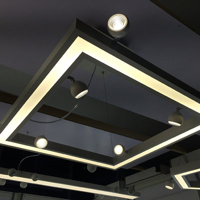 Durable Linkable Aluminium Led Linear Trunking Light System 20w 40w 60w 80w