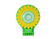5W All In One Integrated Solar Street Light / Courtyard Light Sun Flower Pattern