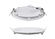 Ultra Thin LED Flat Panel Ceiling Lights 3W 4W 6W Round Square Embedded Installation