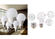 SMD LED Energy Saving Light Bulbs 7 Watt E27 B22 Base No RF Interference