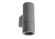 Surface Mounted LED Outdoor Wall Lights 24 Wattage Aluminium Body Tempered Glass Diffuser