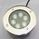 Round Glass LED Underground Light , LED Underground Lamp Parks Decoration