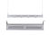 DLC 130Lm / W LED Linear High Bay Light , 200W Linear High Bay LED Warehouse Lighting