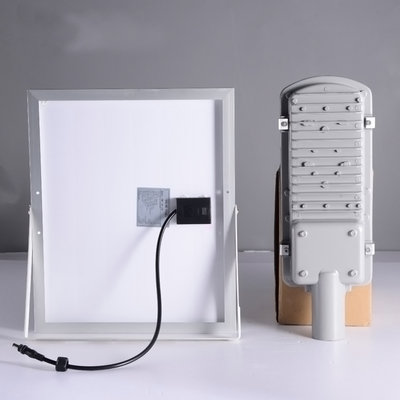 Fully Automatic Solar Panel Street Light Fixtures High Lumens 2835 SMD LED Chip