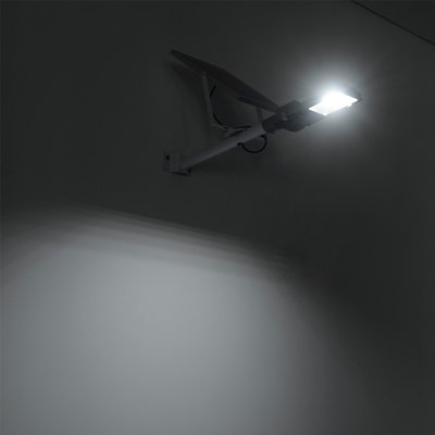Fully Automatic Solar Panel Street Light Fixtures High Lumens 2835 SMD LED Chip