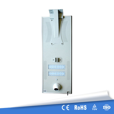 15w Led All In One Solar Street Light With Outdoor CCTV Camera IP 720P