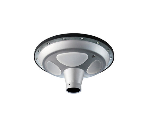 Smart Round Plaza All In One Solar Street Courtyard Light Integrated Pir Sensor