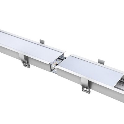 Minimalist Style Indoor 20w Recessed Linear LED Ceiling Lights For Office Shop Gallery