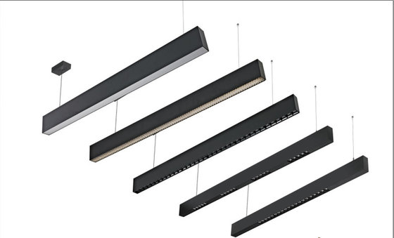 Chandelier 7000LM Commercial LED Pendant Lighting Office Hanging Linear Light Fixture