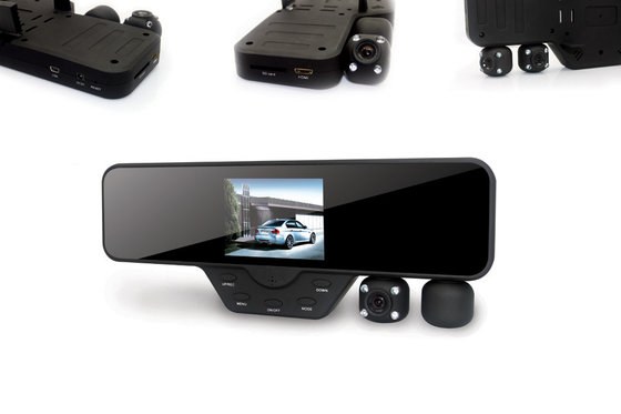 Double head Mirror Car Camera
