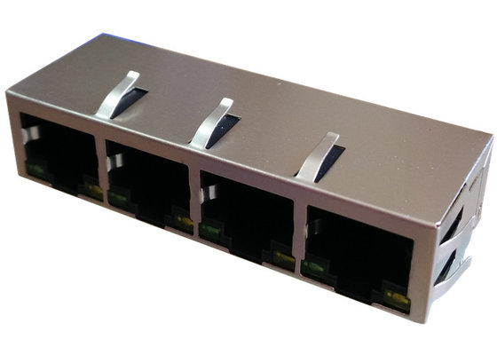 KLA4T109 LF 1000 Base-T RJ45 1x4 Integrated Magnetic Connectors