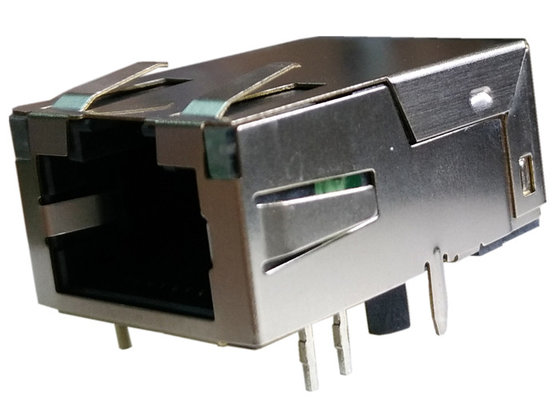 1368398-8 TE Low-Profile RJ45 Jack PCB Gigabit Tab-up 10/100/1000 Magnetics