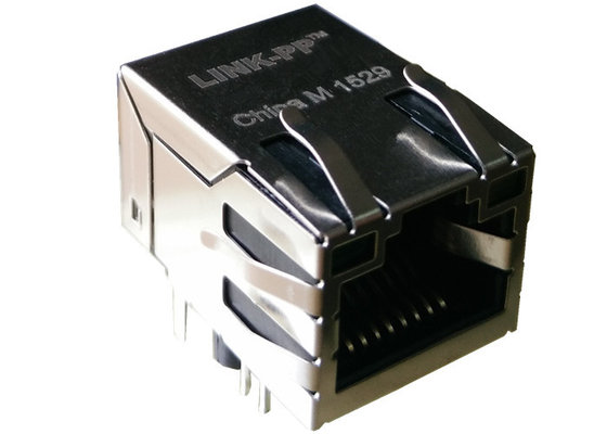 Tyco 5-1605706-5 Rj45 magnetics 1X1 Connector Shielded With Leds 5-1605706-6